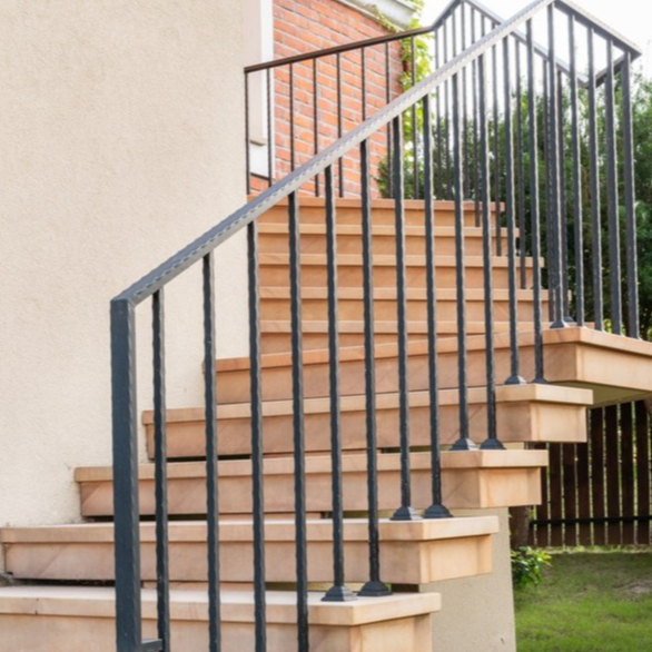 Jual Railing tangga minimalis besi / railing tangga besi / pegangan ...