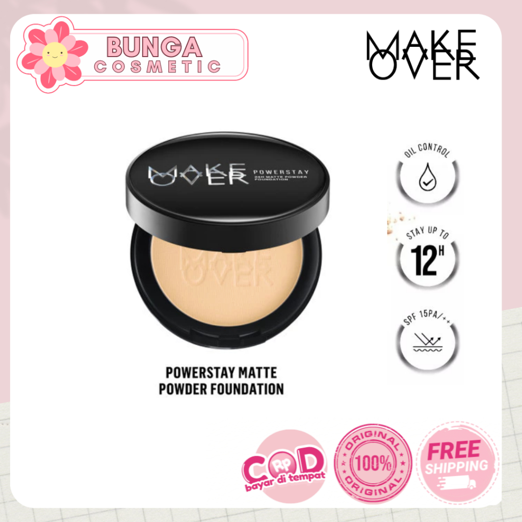 Jual Make Over Powerstay Matte Powder Foundation | Shopee Indonesia