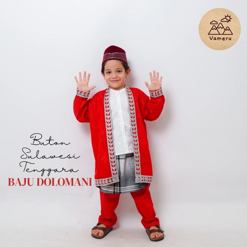 Jual VAMERU - BAJU ADAT BUTON ANAK SULAWESI TENGGARA LAKI LAKI | Shopee ...