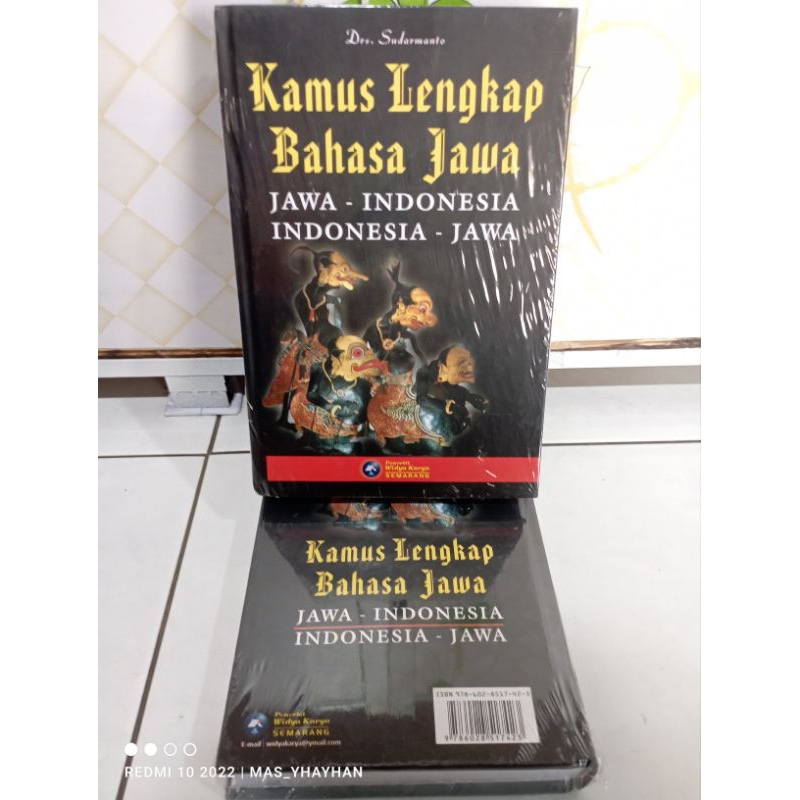 Jual Kamus Lengkap bahasa Jawa - Indonesia HVS Hard Cover | Shopee ...