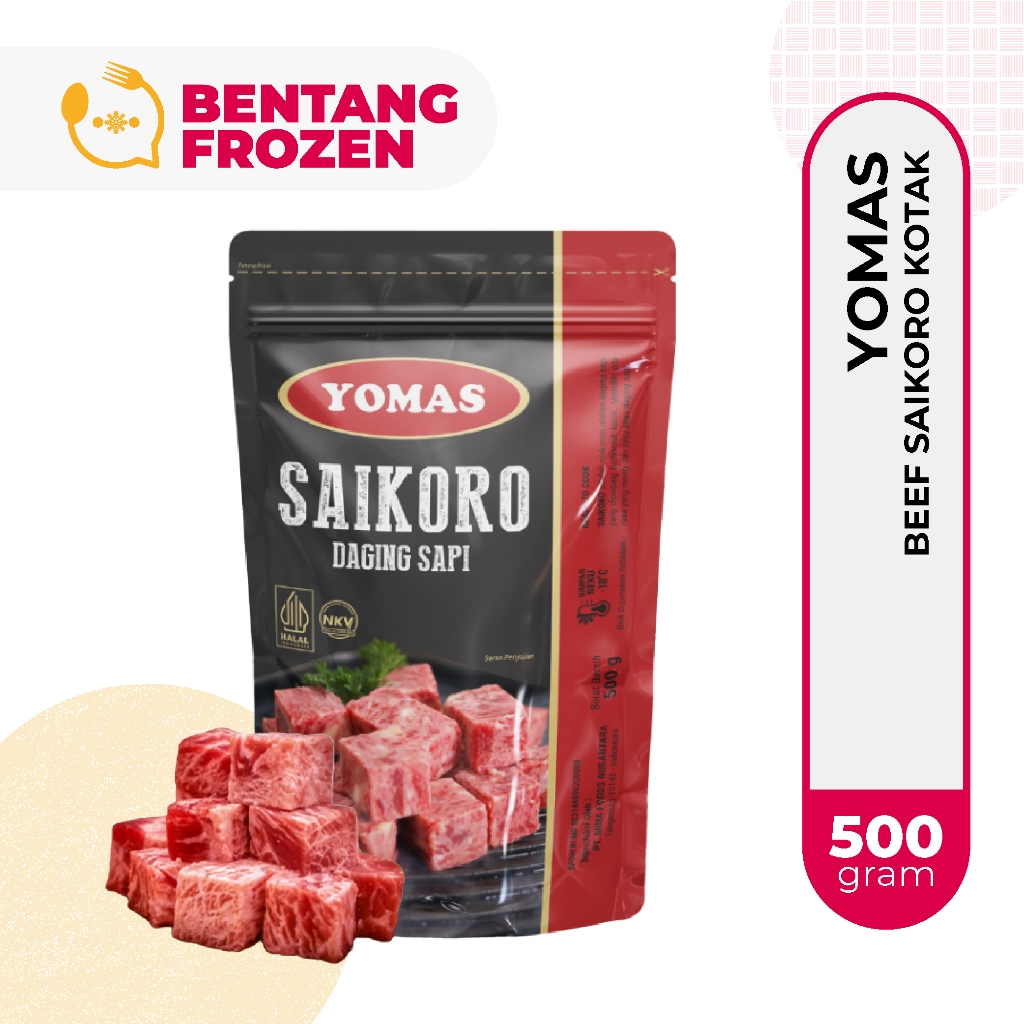 Jual Yomas Beef Saikoro 500gr / Saikoro Sapi / Saikoro Cube Meltik / Saikoro Meltique | Shopee ...