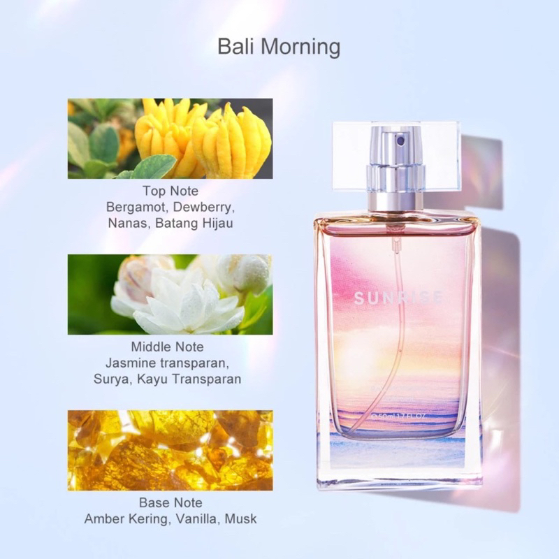 Jual SUNRISE BALI MORNING MINISO PARFUM | Shopee Indonesia