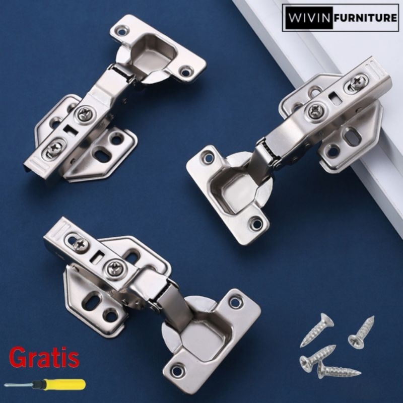 Jual Engsel Sendok Slow Motion Hydraulic Hinge 1 set (2 pcs) | Shopee ...