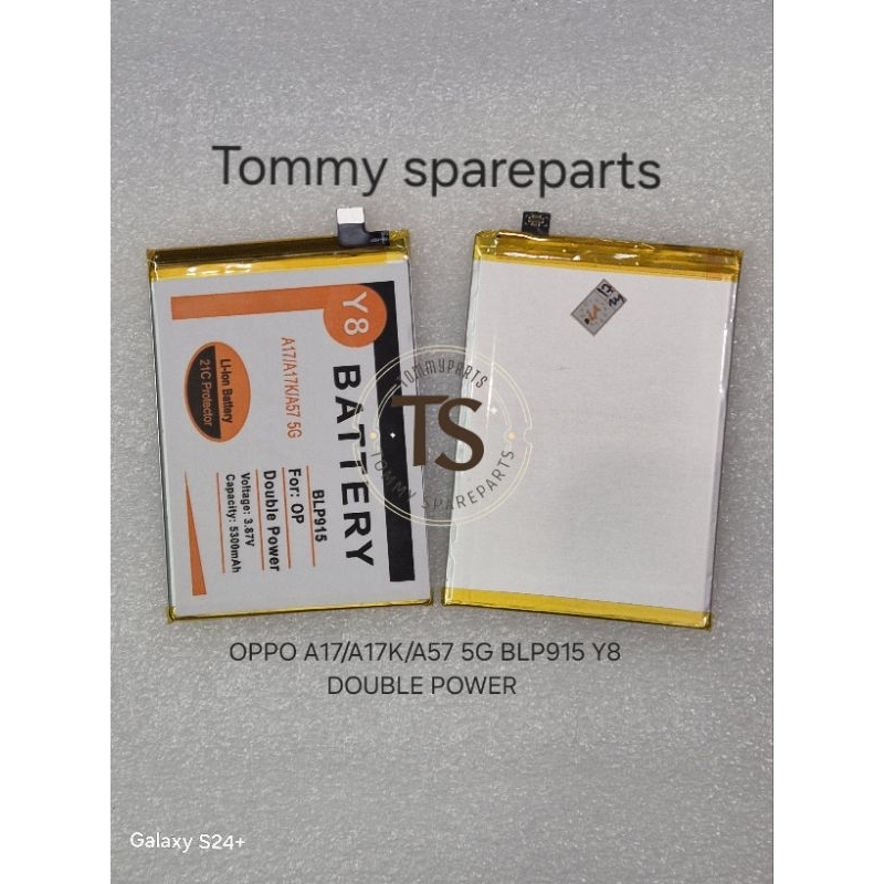 Jual BATERAI BATERE BATRE BATTERY OPPO A17 A17K A57 5G BLP915 Y8 DOUBLE ...