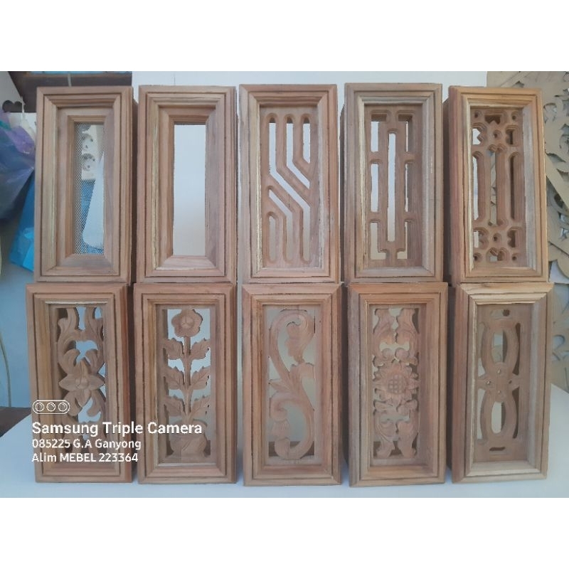 Jual Loster / Roster kayu ventilasi boven rumah kayu jati Jepara ...
