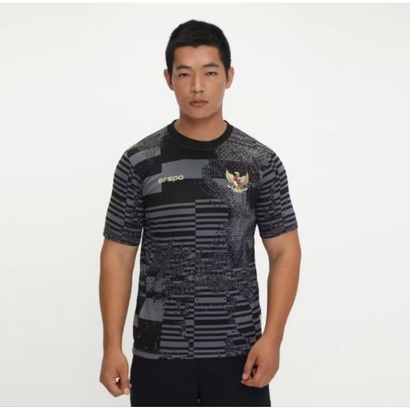 Jual Jersey timnas indonesia training grey black original erspo 2024 ...