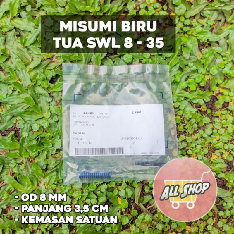 Jual Per Misumi Biru tua SWL 8-35 / Spring misumi original / Per mizumi ...