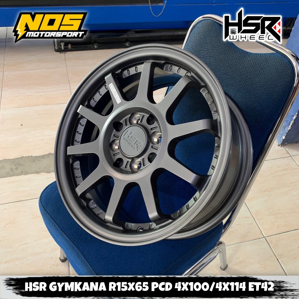 Jual VELG MOBIL R15 LEBAR 6.5 PCD 4X100/4X114 ET42 HSR GYMKANA RING 15 BRIO AVANZA AGYA JAZZ ...