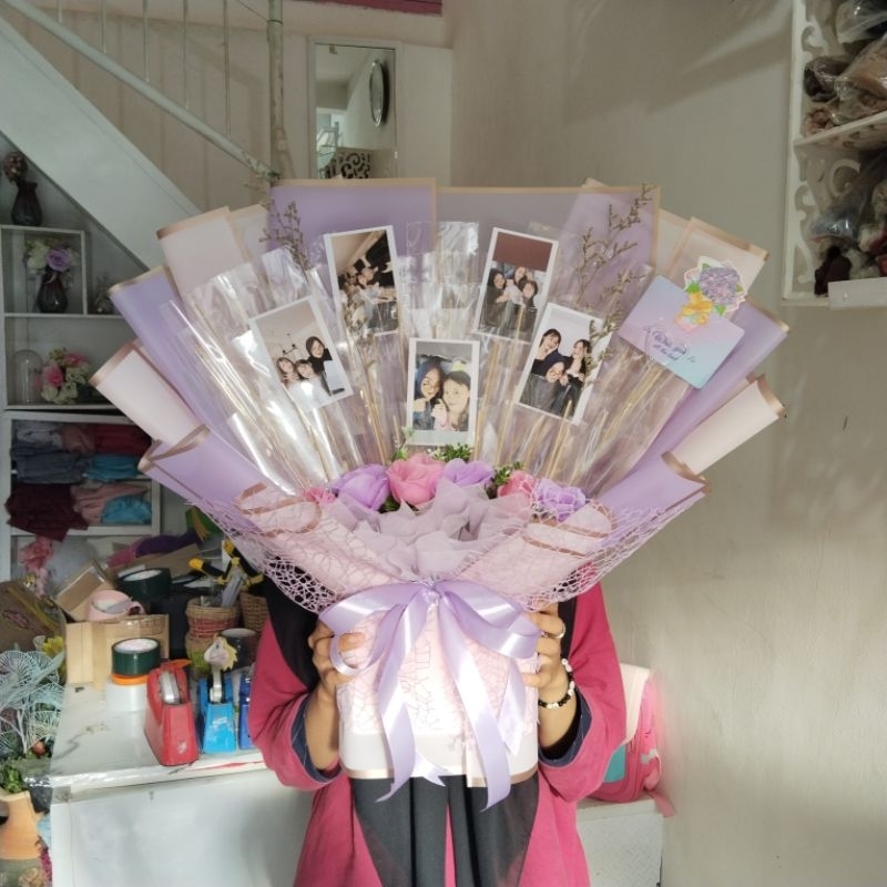 Jual BUKET KERANGKA UANG KOSONG 10 20 30 40 50 SLOT LEMBAR MONEY ...