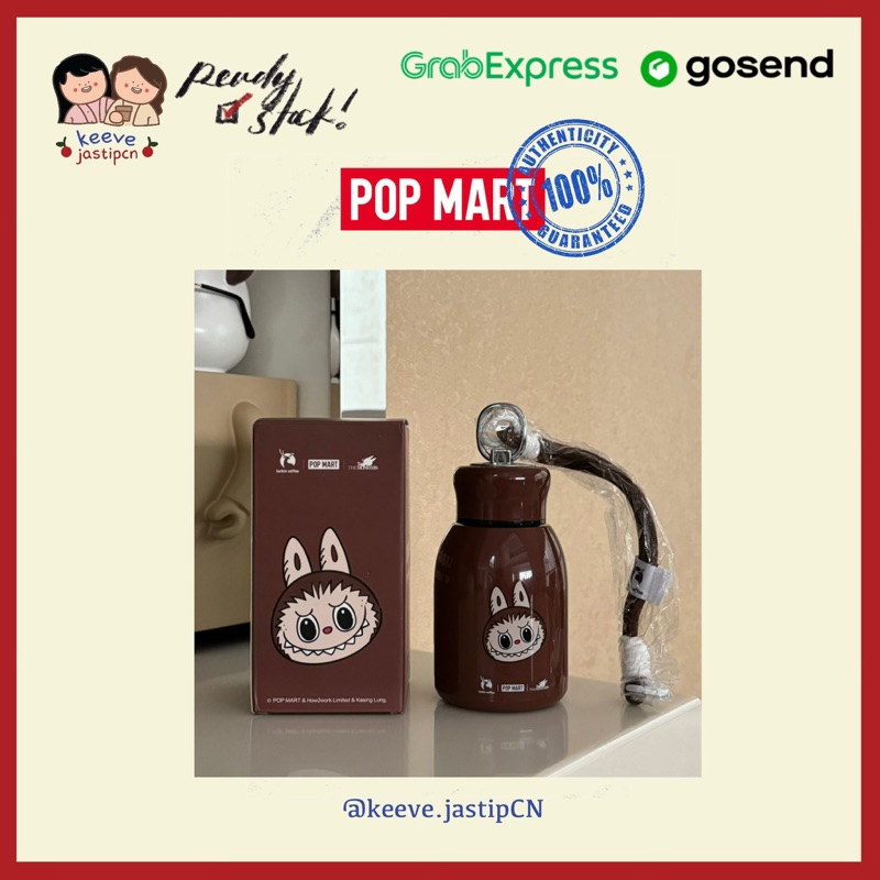 Jual POPMART X LUCKIN COFFEE THE MONSTERS LABUBU BROWN WATER BOTTLE ...