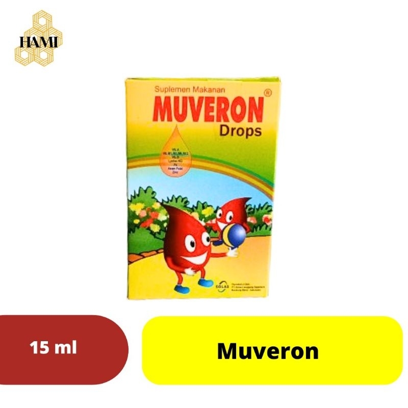 Jual Muveron Drop 15 ML Sirup 100 ML - Multivitamin Zat Besi | Shopee ...