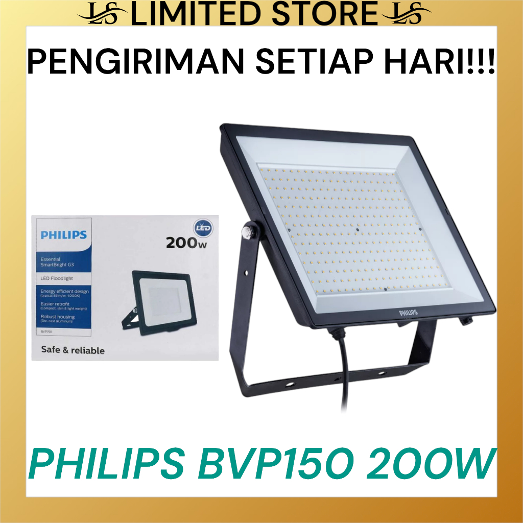Jual PHILIPS BVP150 G3 200W FOODLIGHT LED - LAMPU SOROT PHILIPS BVP 150 200 WATT COOL WHITE ...