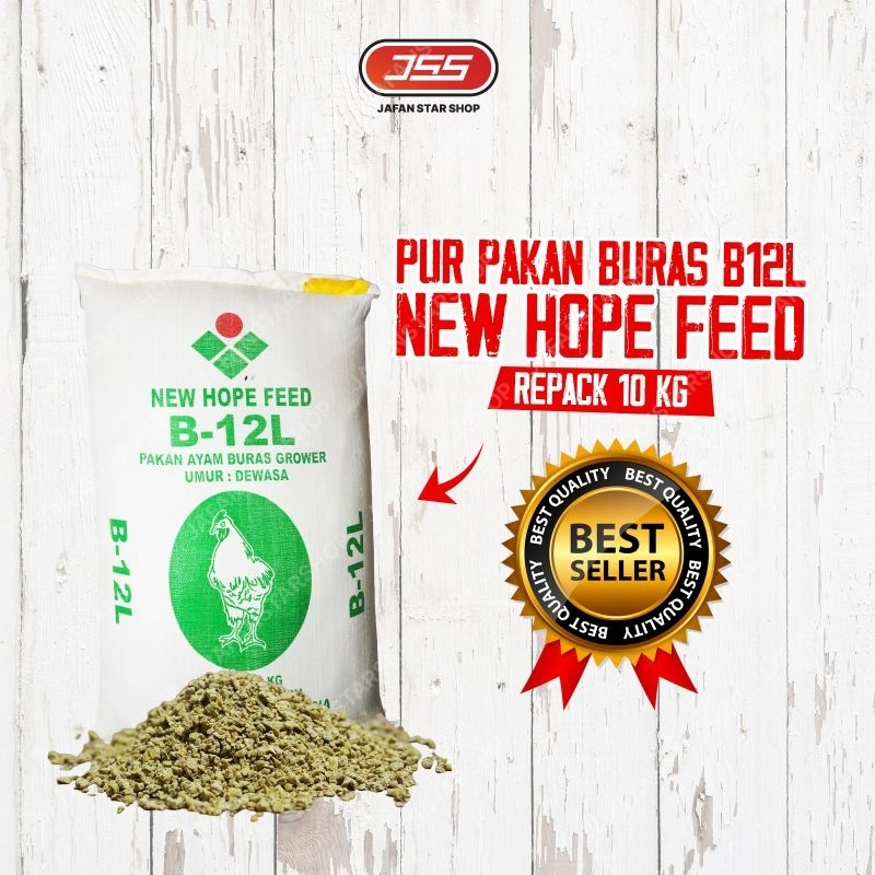 Jual Pur Pakan Buras B12L 10 kg New Hope Untuk Ayam, Bebek dan Entok ...