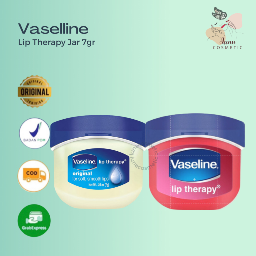 Jual Vaseline Lip Care Tinted Jar 7g | Shopee Indonesia