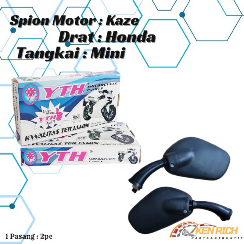 Jual Spion Kaca Motor Honda Kaze Model Tangkai Mini Standar | Shopee ...