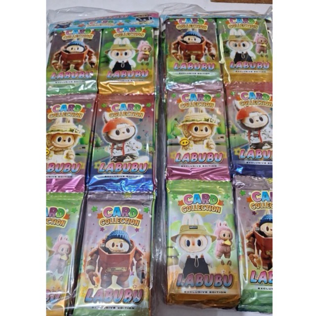 Jual 6 Sachet Kartu Foil Labubu / Mainan Kartu Gambar Labubu Origin ...