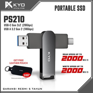 Jual KYO ps210 256GB 512GB 1TB Portable SSD 20Gbps USB 3.2 Gen 2 x2 ...