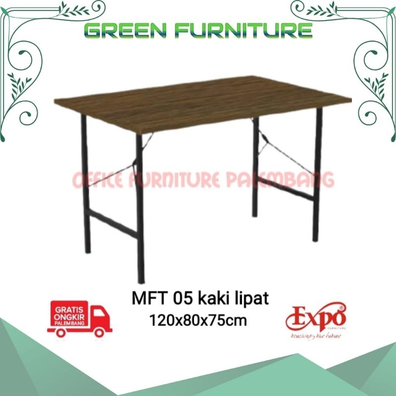 Jual meja lipat expo MFT 05 meja caffe meja kerja meja rapat kaki besi ...