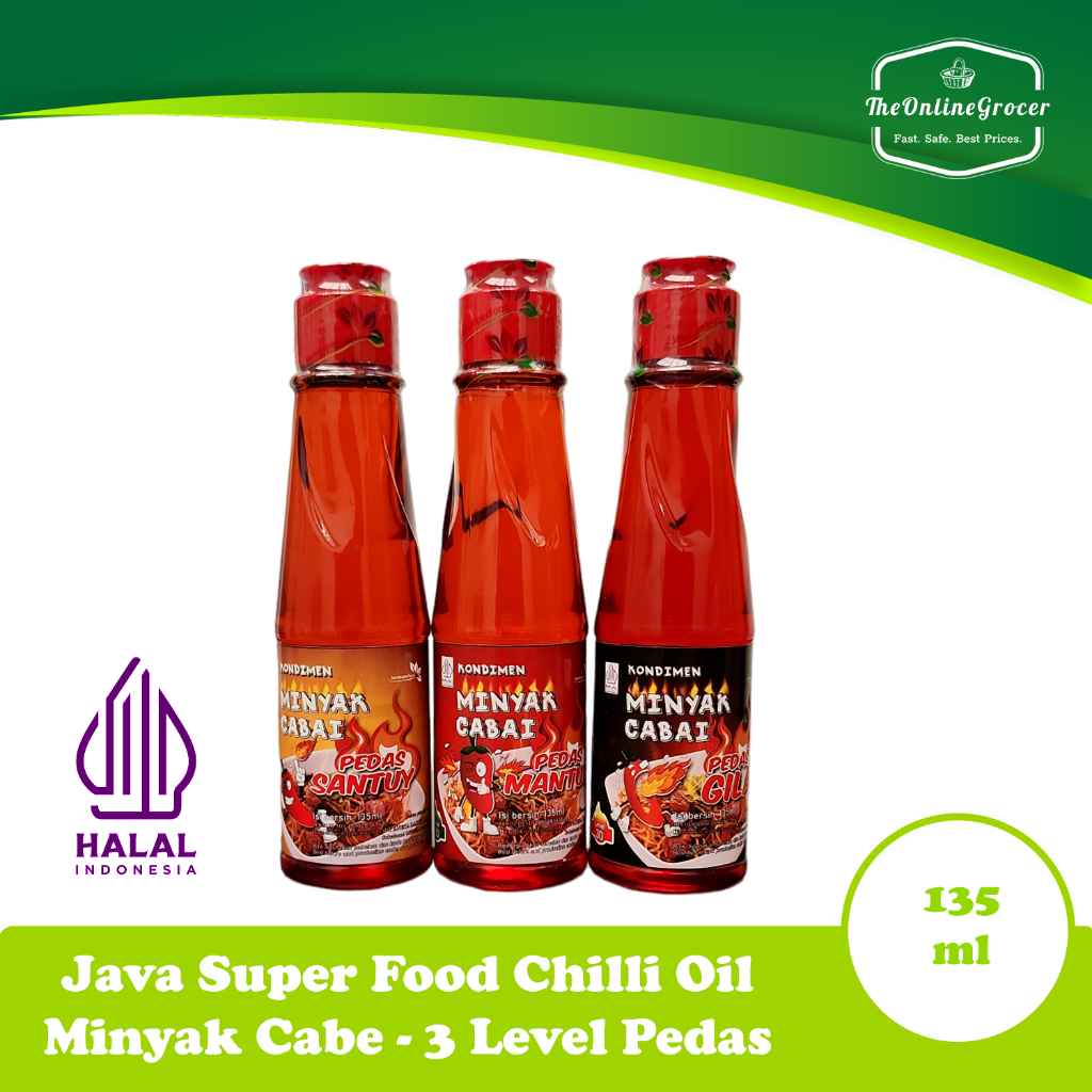Jual Java Superfood Kondimen Minyak Cabai/Spicy Chili Oil/Minyak Cabe ...