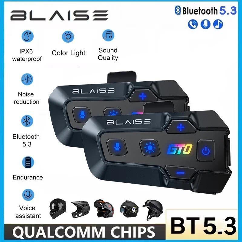 Jual BLAISE GT0 2024 Headset Helm Bluetooth / HeadPhone Helm Bluetooth ...