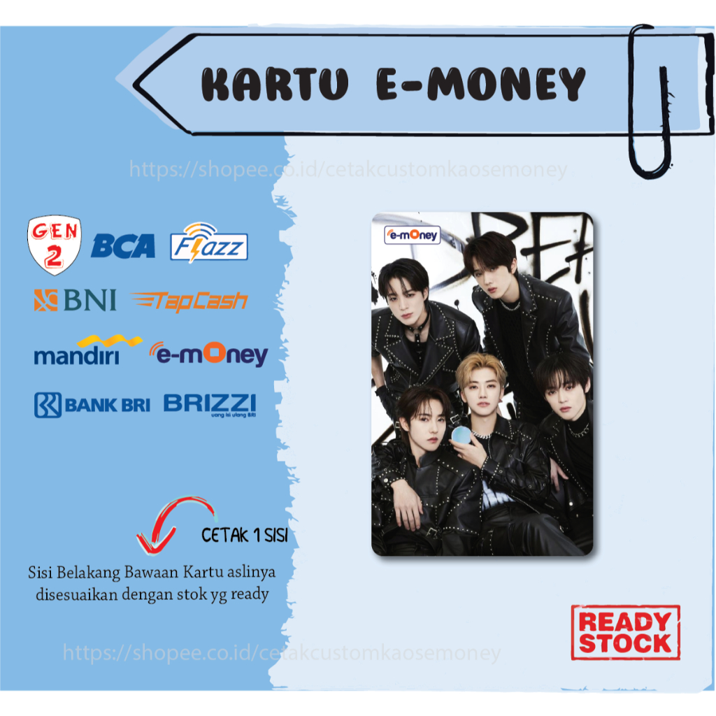 Jual KARTU EMONEY ETOLL GAMBAR KPOP NCT DREAM MEMBERS NCT E MONEY ETOLL ...