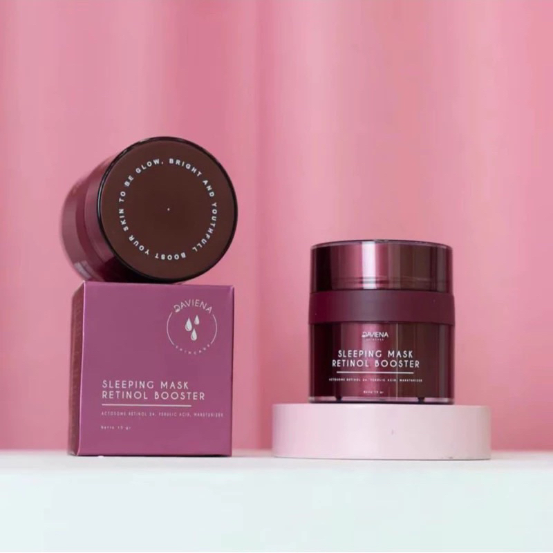 Jual DAVIENA RETINOL SLEEPING MASK RETINOL BOOSTER | Shopee Indonesia