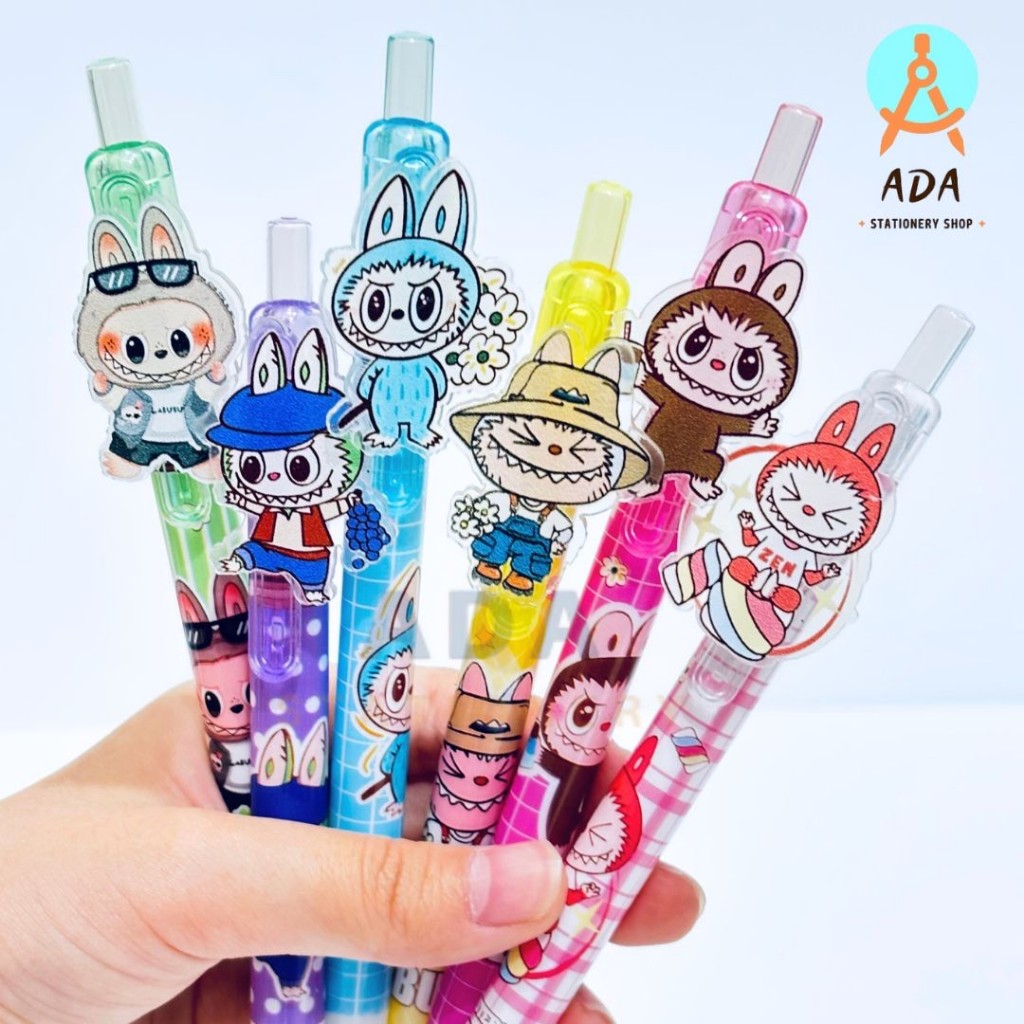 Jual (1 PC) PULPEN KLIK LABUBU A-8002/ PEN CLICK LABUBU/PEN CETEK ...