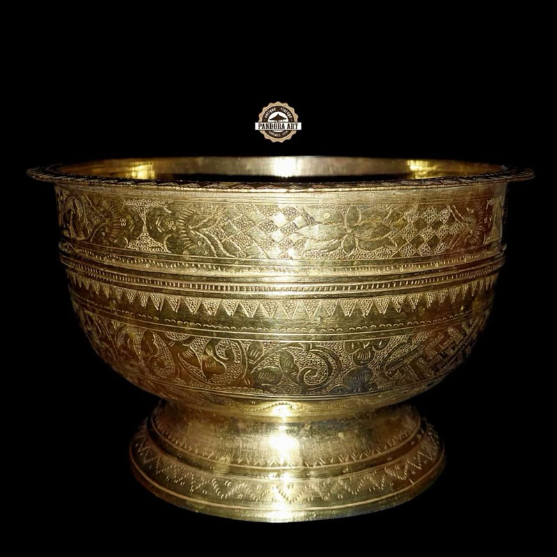 Jual Bokor kuningan ukir lawas CANTIK ( B718 ) | Shopee Indonesia