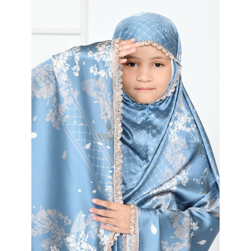 Jual Mukena Anak Armani Silk Premium 2in1 | Mukena Anak Travel Mini ...