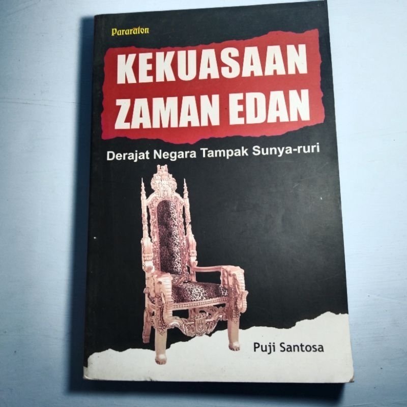 Jual PARARATON KEKUASAAN ZAMAN EDAN, DERAJAT NEGARA TAMPAK SUNYA-RURI ...