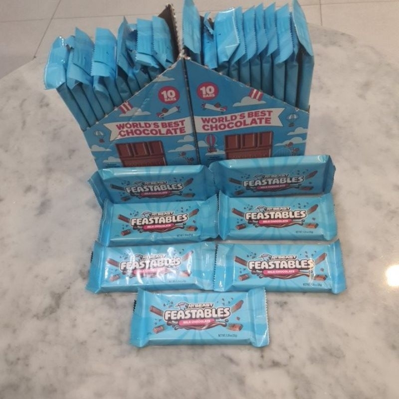 Jual Mr Beast Feastables 35 Gram Milk Chocolate MINI | Shopee Indonesia