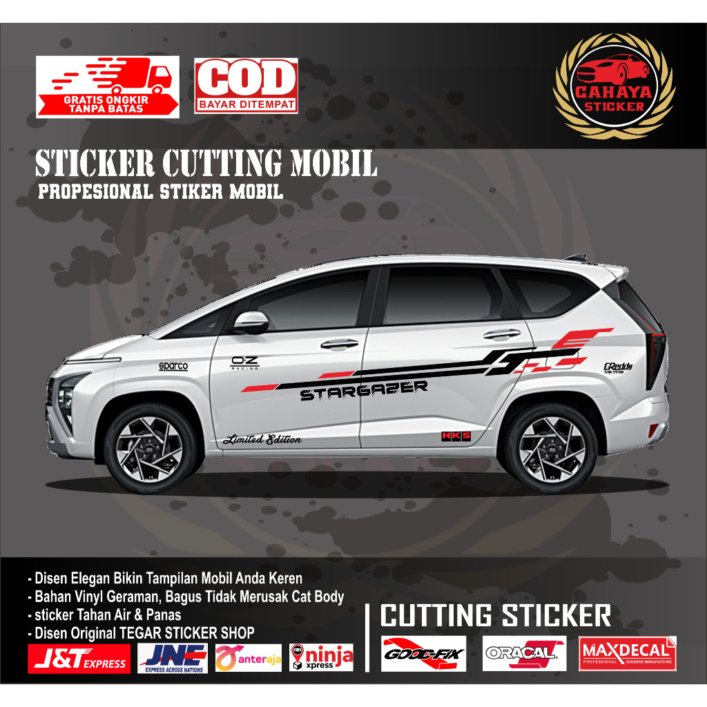 Jual sticker mobil stargazer sticker mobil hyundai stargazer sticker ...
