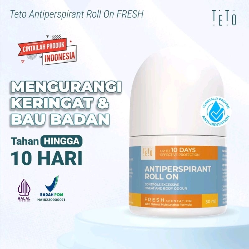 Jual TETO ANTIPERSPIRANT ROLL ON FRESH 5ML (2 PACK) - DEODORANT ...