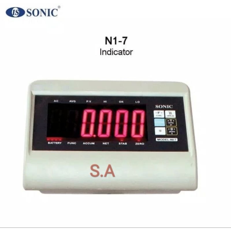 Jual Indicator timbangan duduk, timbangan lantai,Sonic N1-7(S.A ...