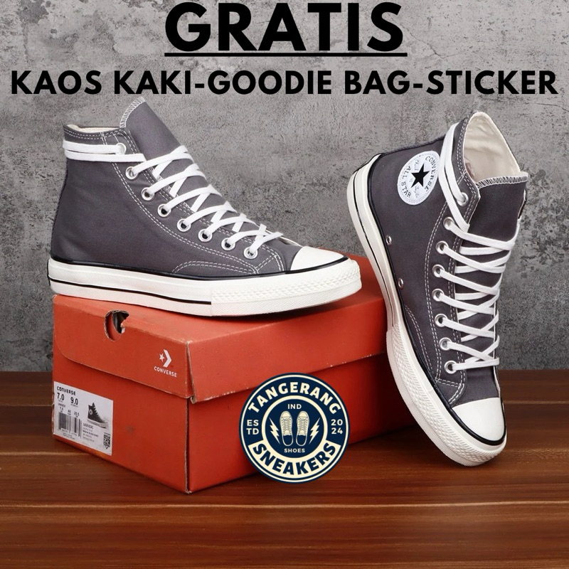Jual Sepatu Converse 70s Hight Gray | Sepatu Pria Wanita | Converse ...
