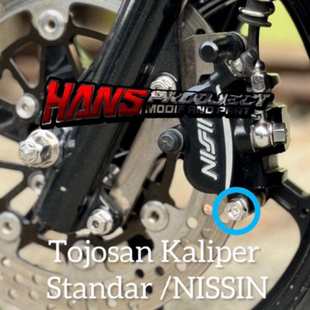 Jual Baut Tojosan Kaliper Standar dan Nissin 2P Honda HENG | Shopee Indonesia
