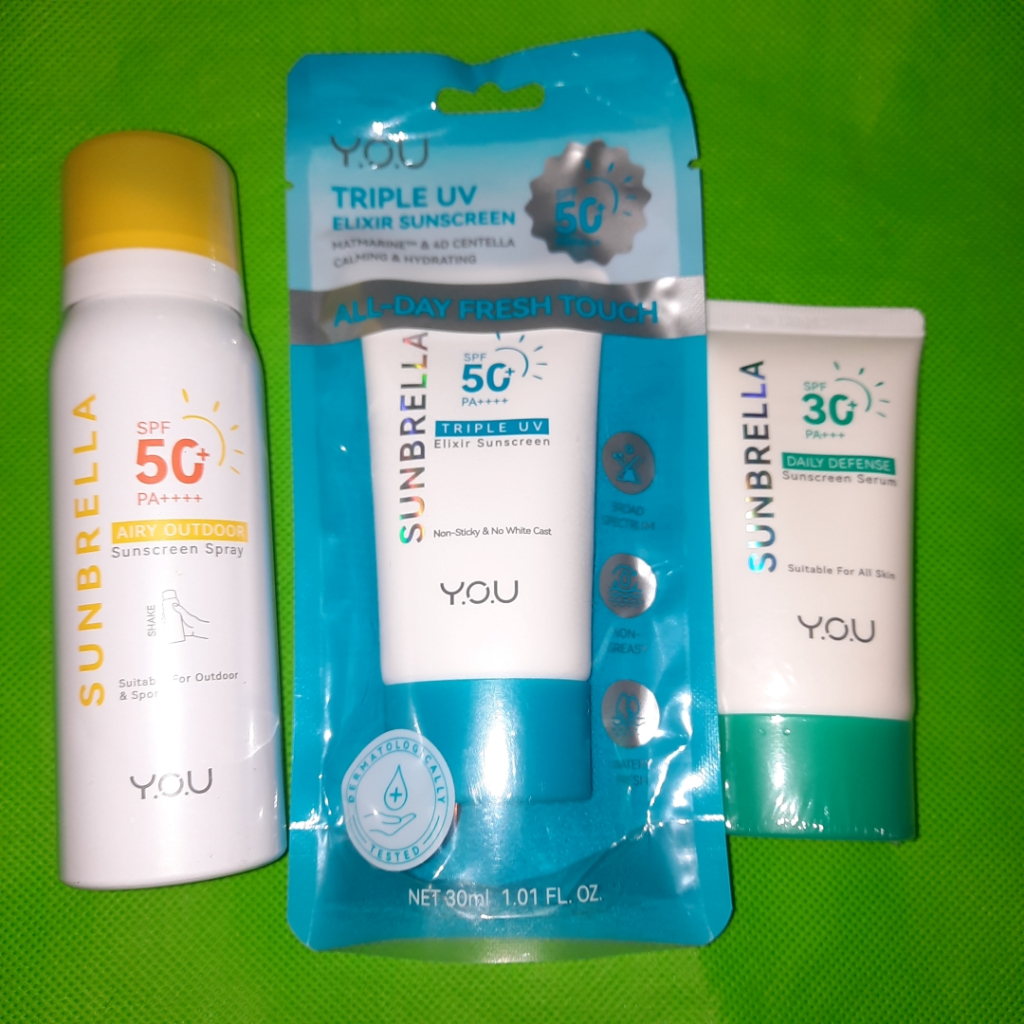 Jual YOU SUNBRELLA Sunscreen Triple UV Elixir SPF 50+ PA++++ 30ml ...
