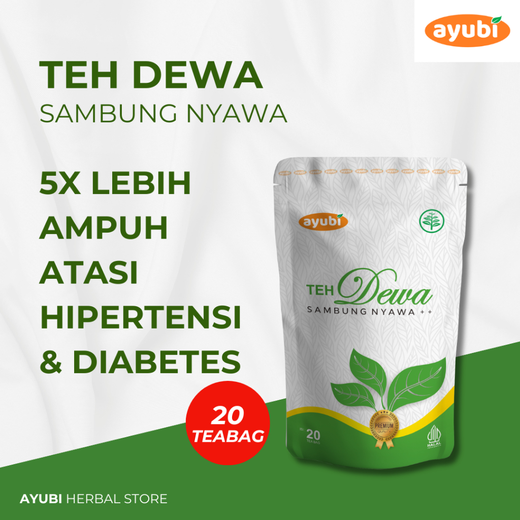 Jual AYUBI DEWA SAMBUNG NYAWA Original Obat Teh Herbal Darah Tinggi ...