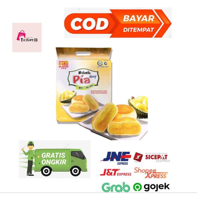 Jual Banh Pia Chay Pia Vietnam / Bakpia Durian Tan Hue Vien ...
