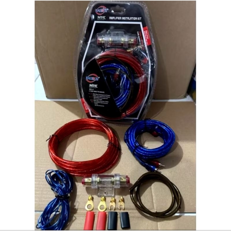 Jual Kabel full set audio mobil 5meter/kit instalasi sound system mobil ...