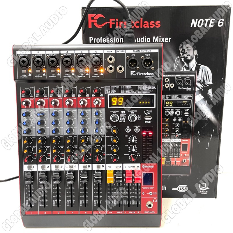 Jual Mixer Audio First Class Note 6 6channel Original Mixer Firstclass ...