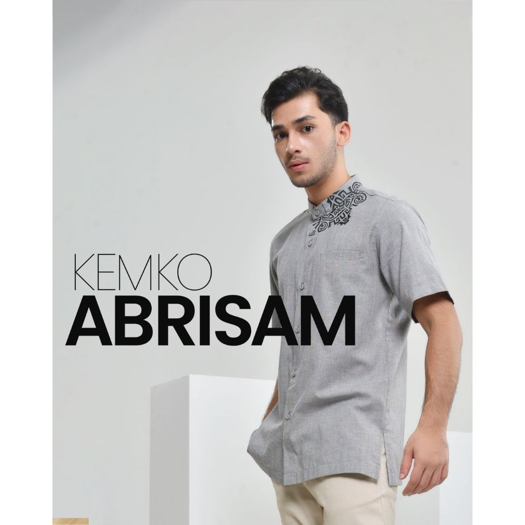 Jual RABBANI KEMKO - KEMEJA KOKO LENGAN PENDEK ABRISAM | Shopee Indonesia