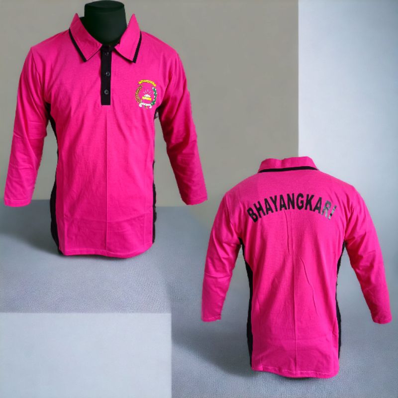 Jual Setelan Olahraga Bhayangkari Pink POLRI / Baju Olga Bhayangkari ...