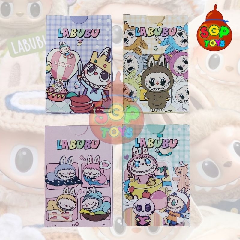 Jual MAINAN KARTU LABUBU VIRAL (DAPAT 4) | Shopee Indonesia