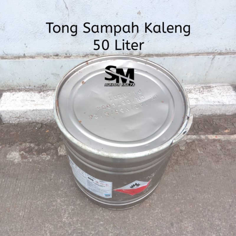 Jual Tong Sampah kaleng/Drum Sampah 50Liter | Shopee Indonesia