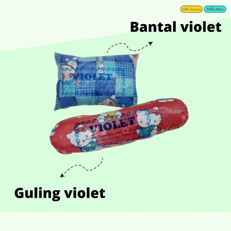 Jual Guling Violet/Guling Dacron/Dakron | Shopee Indonesia
