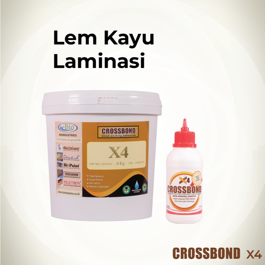 Jual Lem Sambungan Kayu Crossbond X4 Premium Perekat Kayu Super Kuat ...