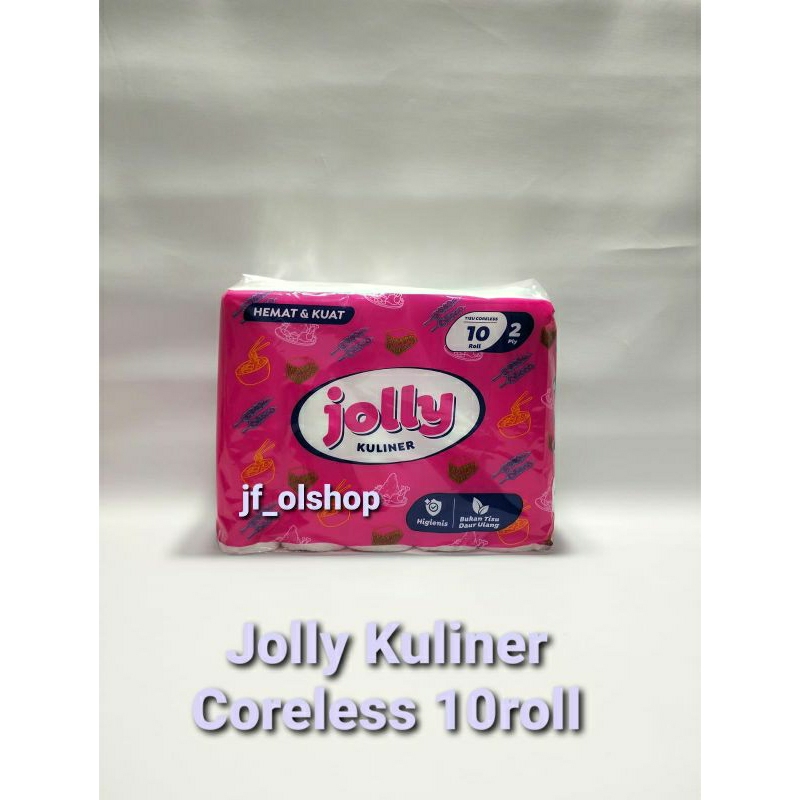 Jual Tisu Tissue Gulung Jolly Kuliner Coreless 10roll | Shopee Indonesia