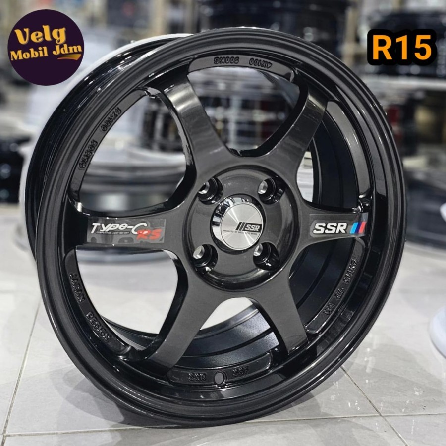 Jual velg mobil ring 15 SSR LEBAR 6,5 ET 42 velg r15 ignis freed brio mobbilio agya sigra ...