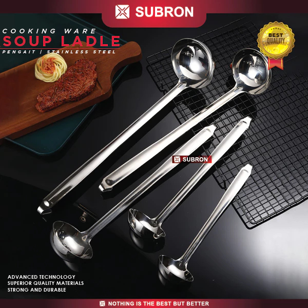 Jual Soup Ladle Centong Sayur Kuah Bakso Stainless - SUBRON | Shopee ...